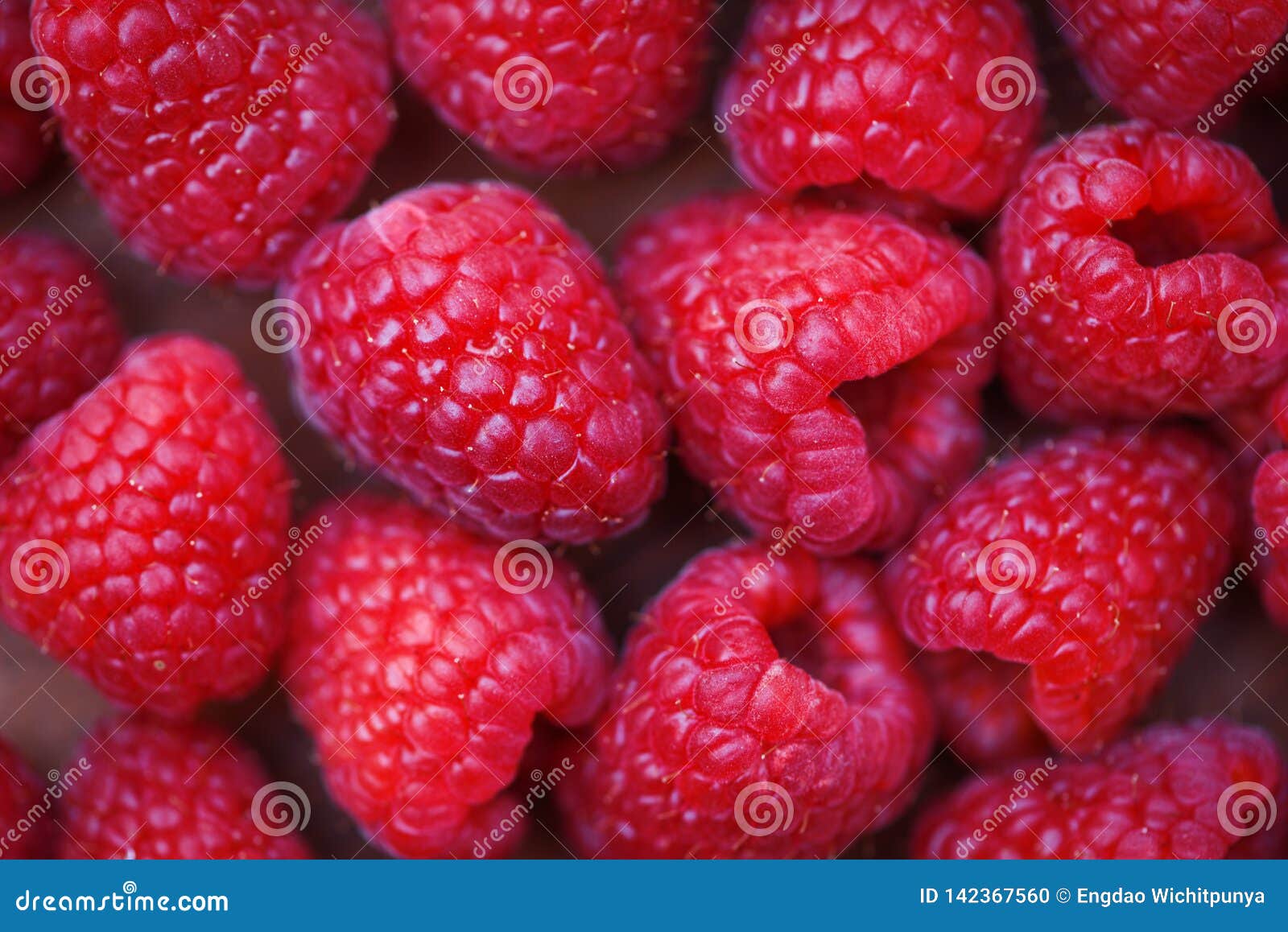 Fresh Raspberry Texture Close Up Red Raspberries Fruit Background Top ...