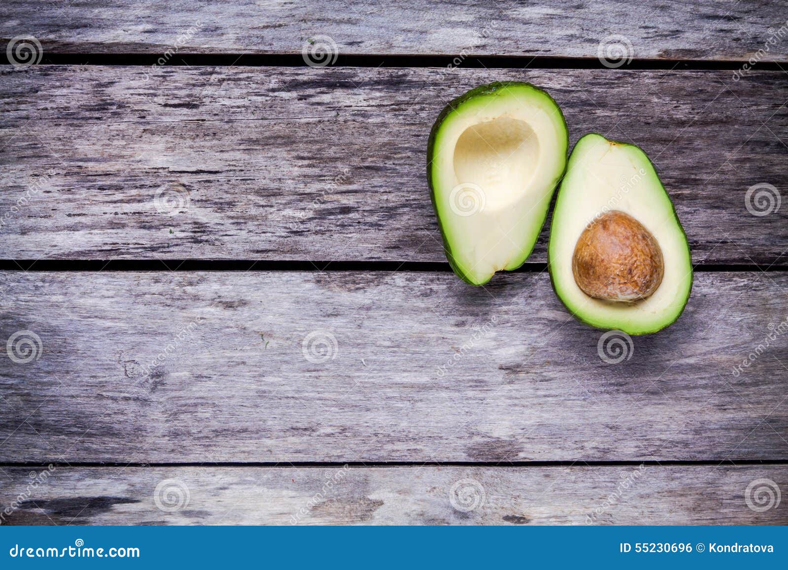 Fresh raw avocado top view stock photo. Image of freshness - 55230696