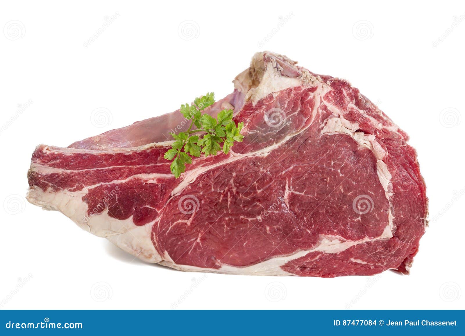 Fresh Raw Beef Bone Ribon White Stock Photo - Image of protein ...