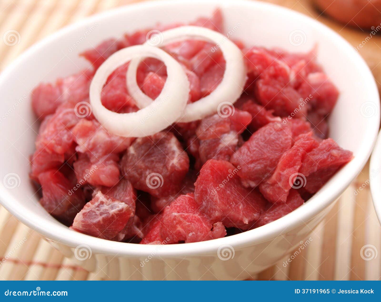 Fresh raw beef stock image. Image of cuisine, dish, fresh - 37191965