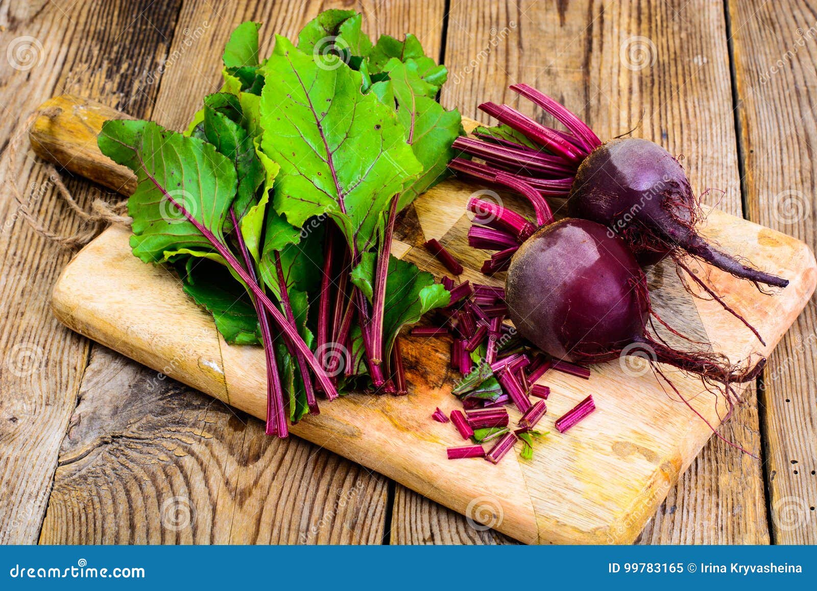 Fresh Raw Beetroot, Sliced on Kitchen Cutting Board Stock Image - Image ...