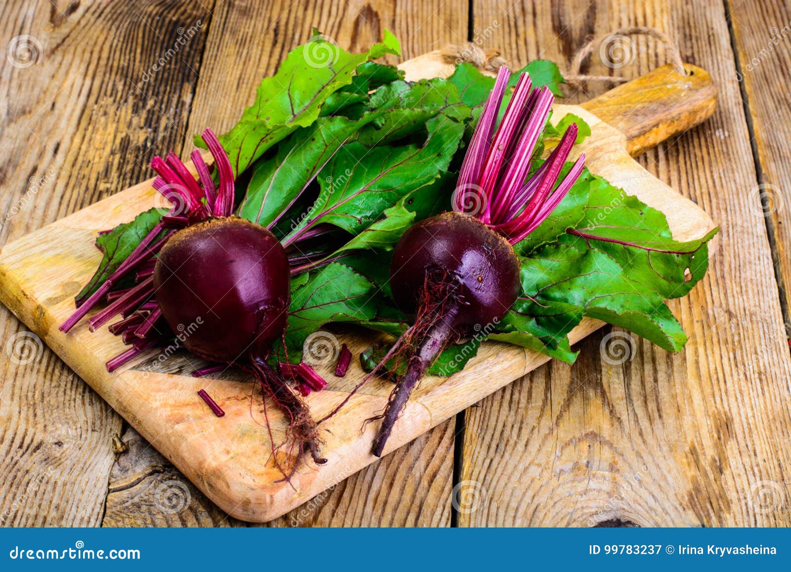 Fresh Raw Beetroot, Sliced on Kitchen Cutting Board Stock Image - Image ...