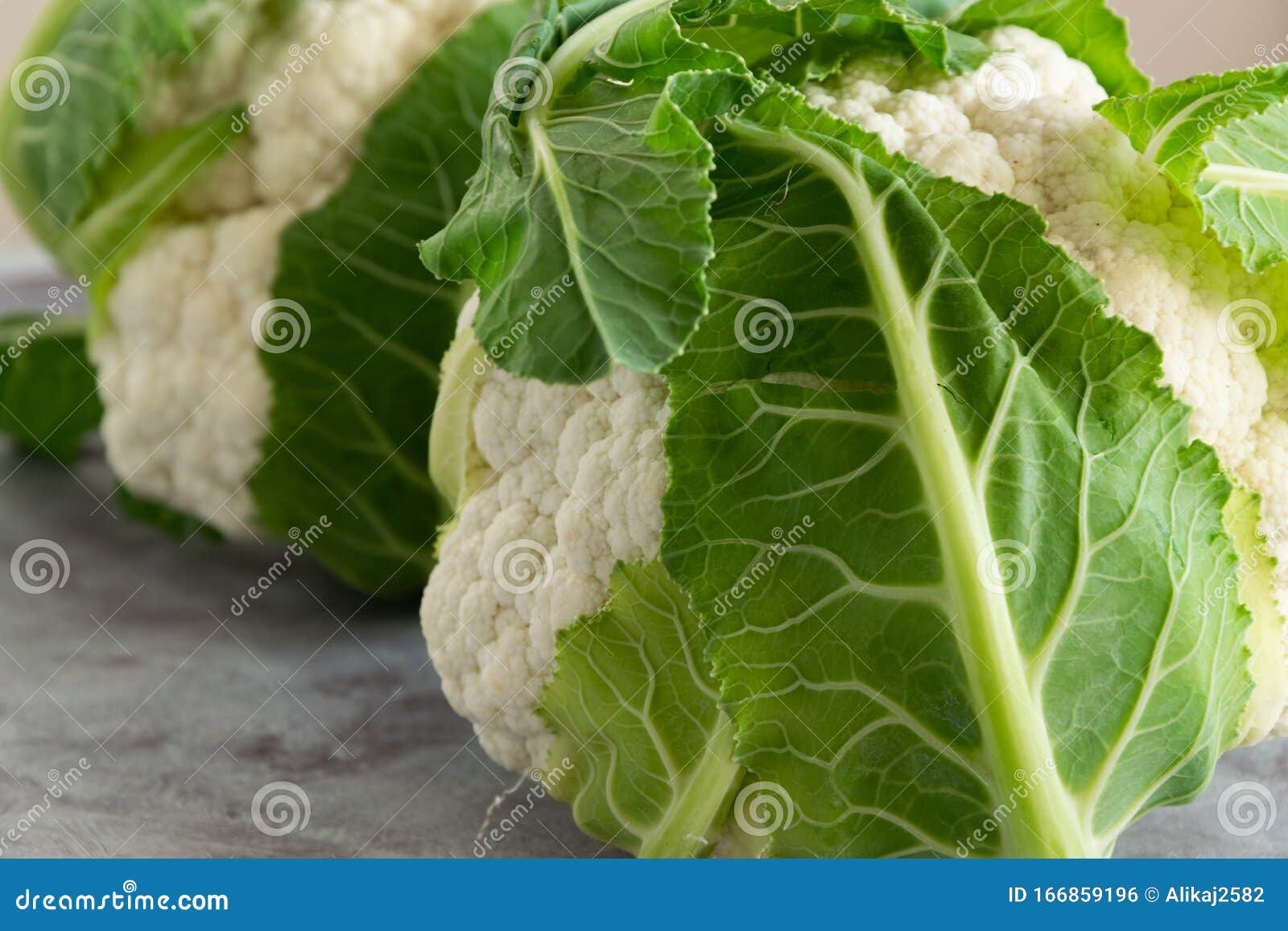 Fresh Raw Cauliflower, Vegetable Ingredient, Healthy Eating Concept ...