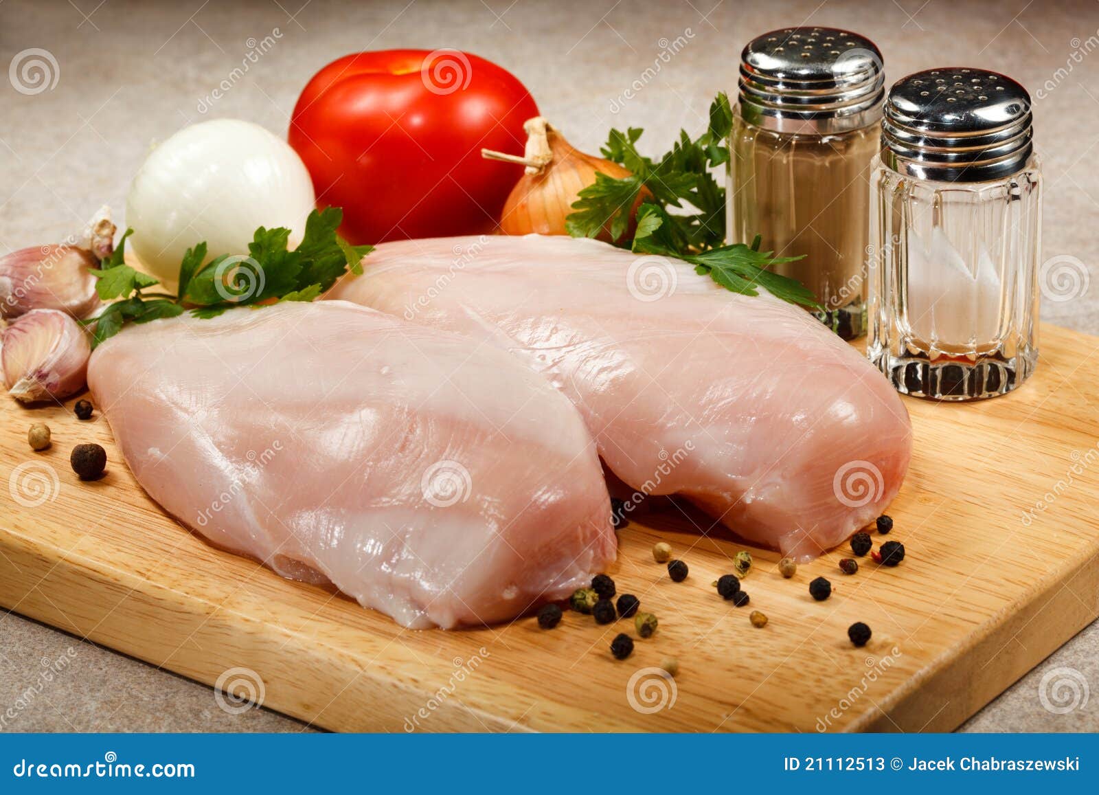 Fresh raw chicken breasts stock image. Image of butcher - 21112513