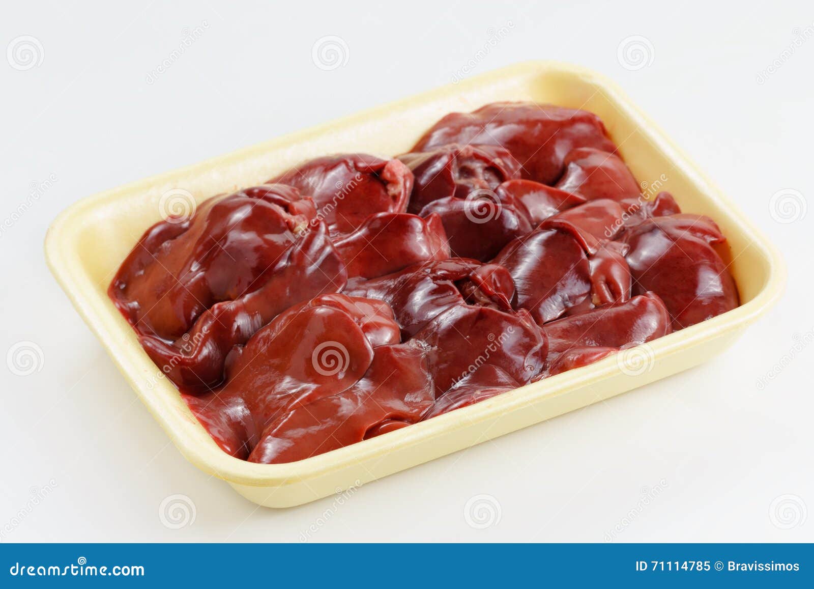 Fresh raw chicken liver stock image. Image of package - 71114785