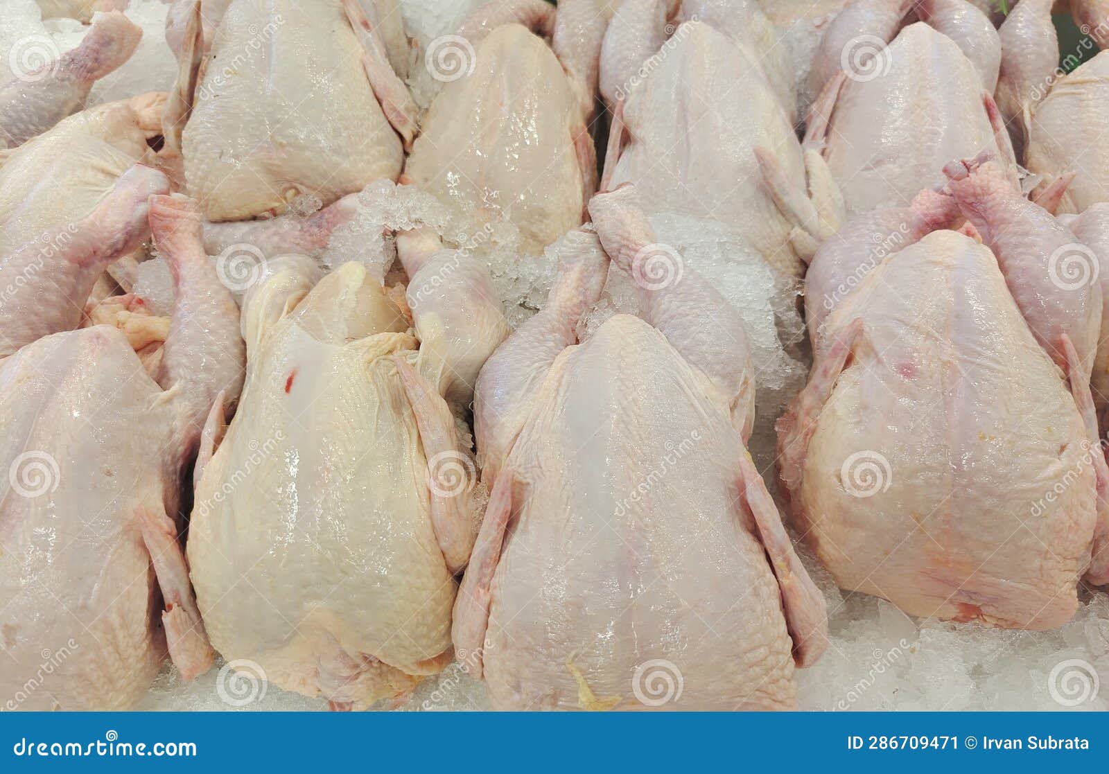 Fresh Raw Chicken Ready To Be Cooked Stock Image - Image of ready ...
