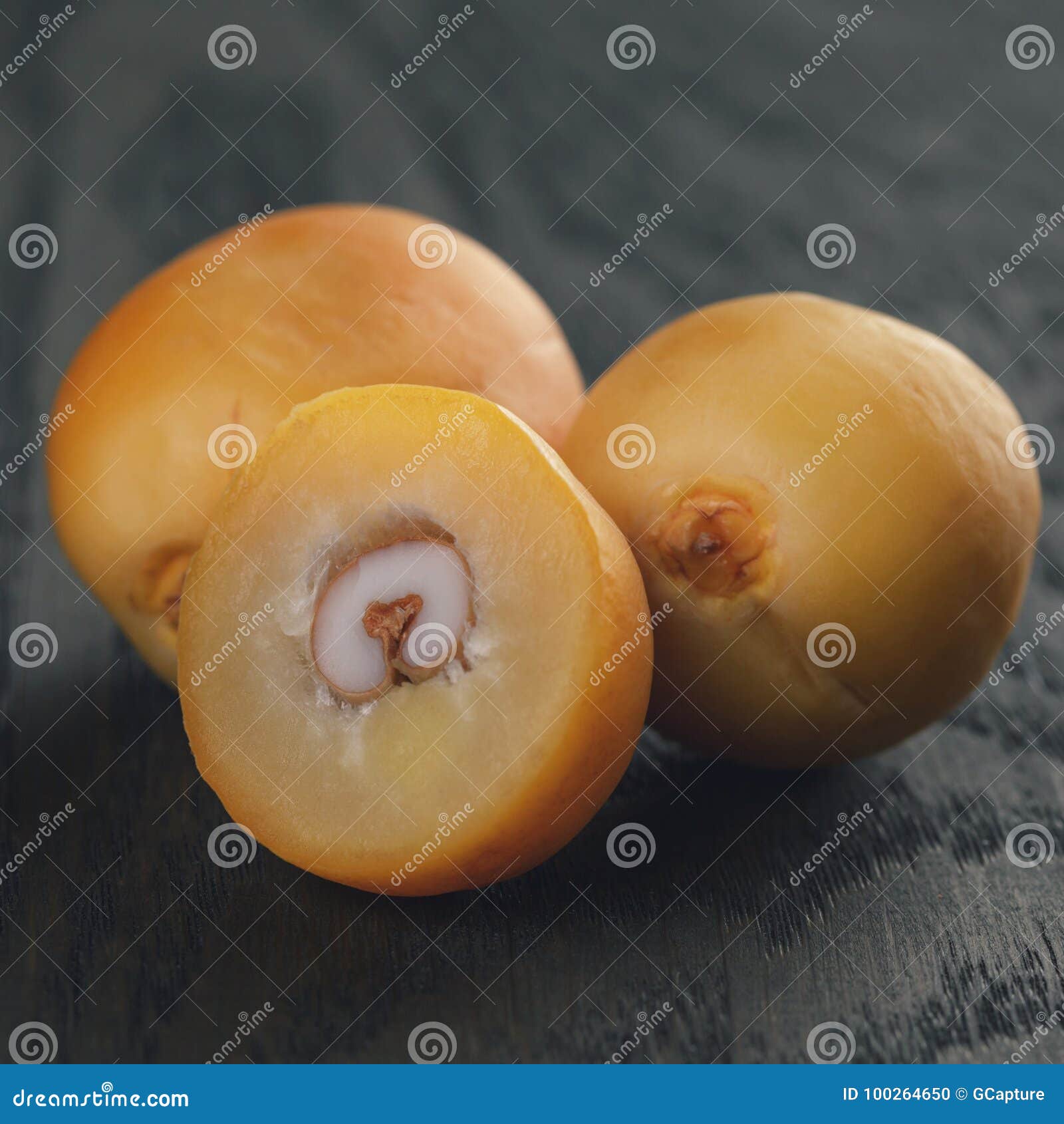 Fresh raw dates on table stock photo. Image of sweet - 100264650