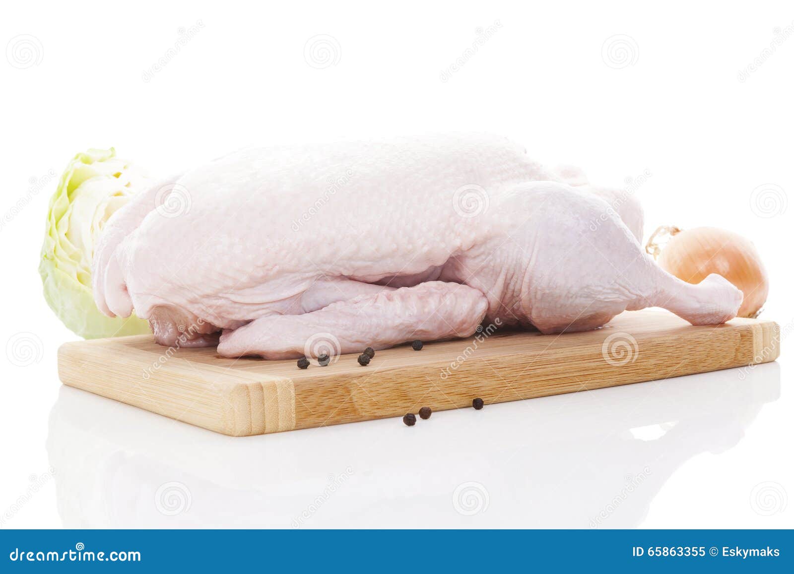 Fresh raw duck on white. stock image. Image of animal - 65863355