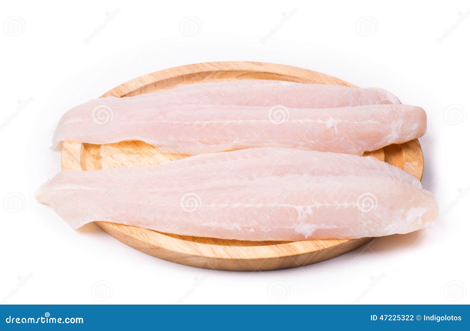 Fresh raw fish fillets stock photo. Image of uncooked - 47225322