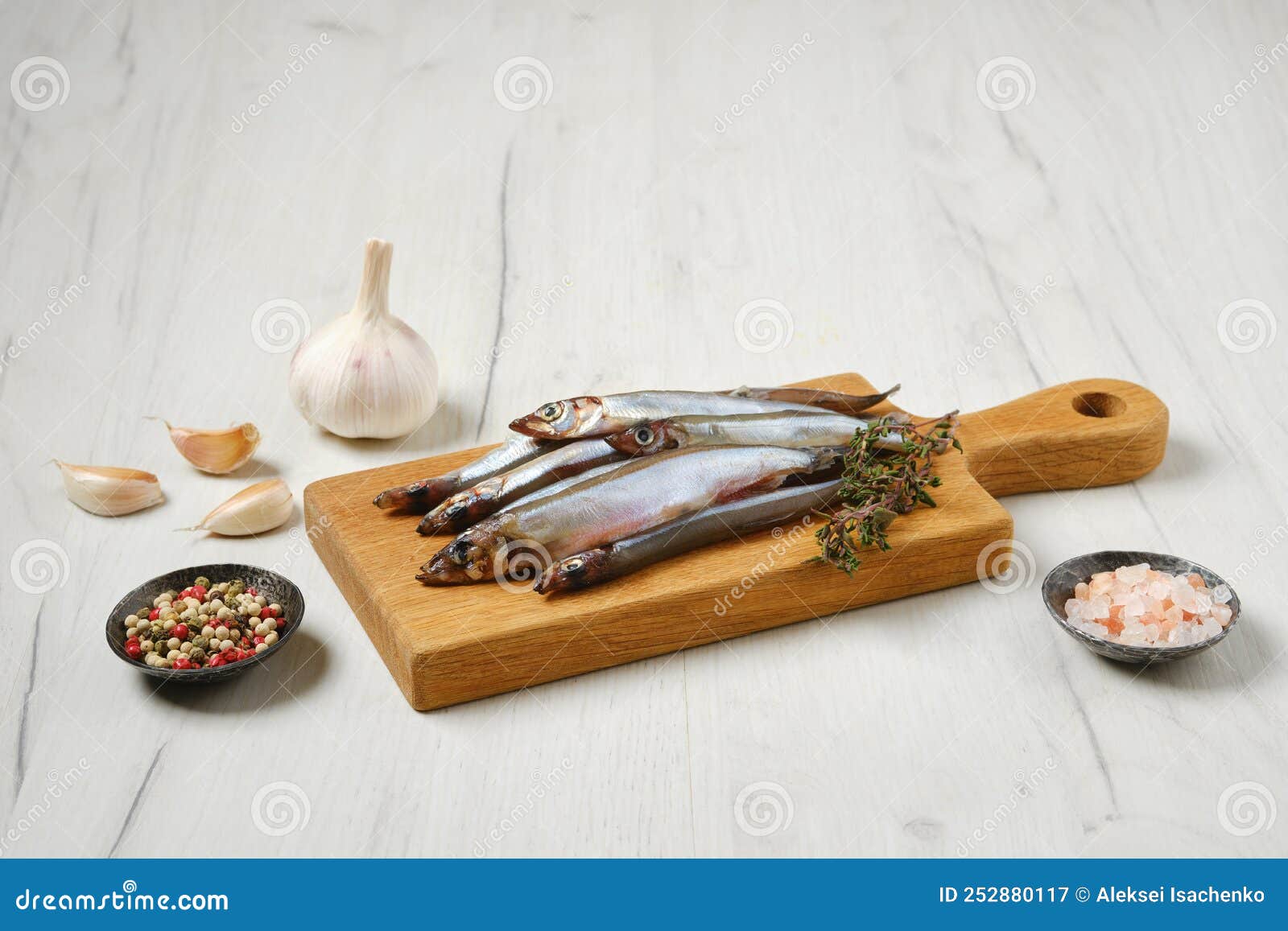 Fresh raw frozen capelin stock image. Image of omega - 252880117