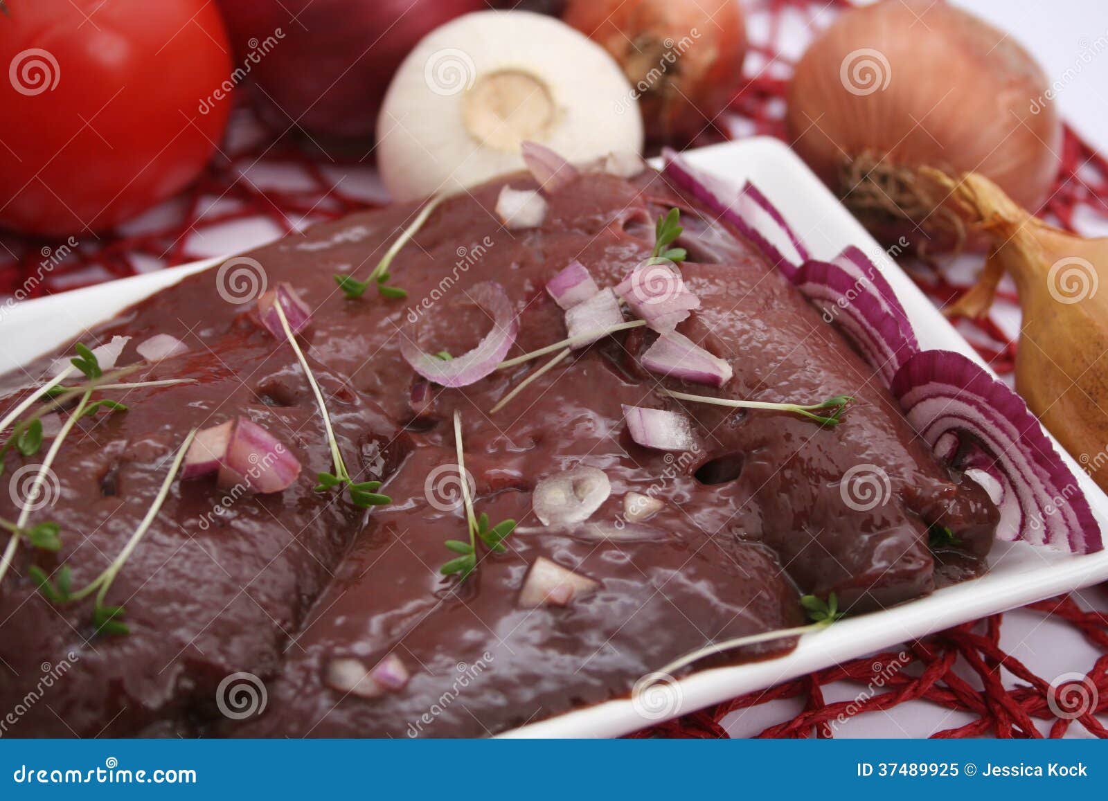 Fresh raw liver stock image. Image of pigs, recipe, bresaola - 37489925