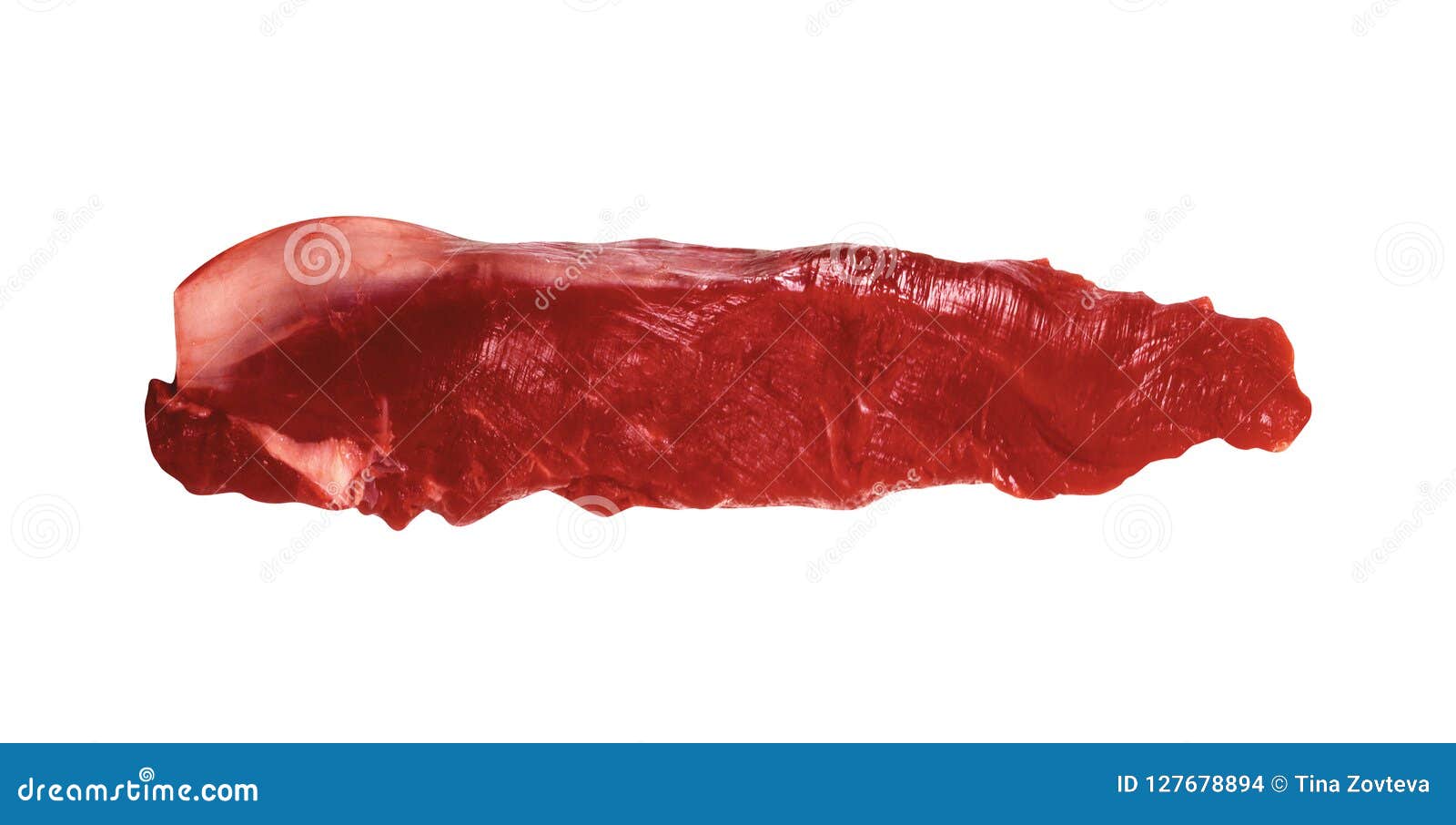 Fresh raw meat piece stock photo. Image of sirloin, barbecue - 127678894