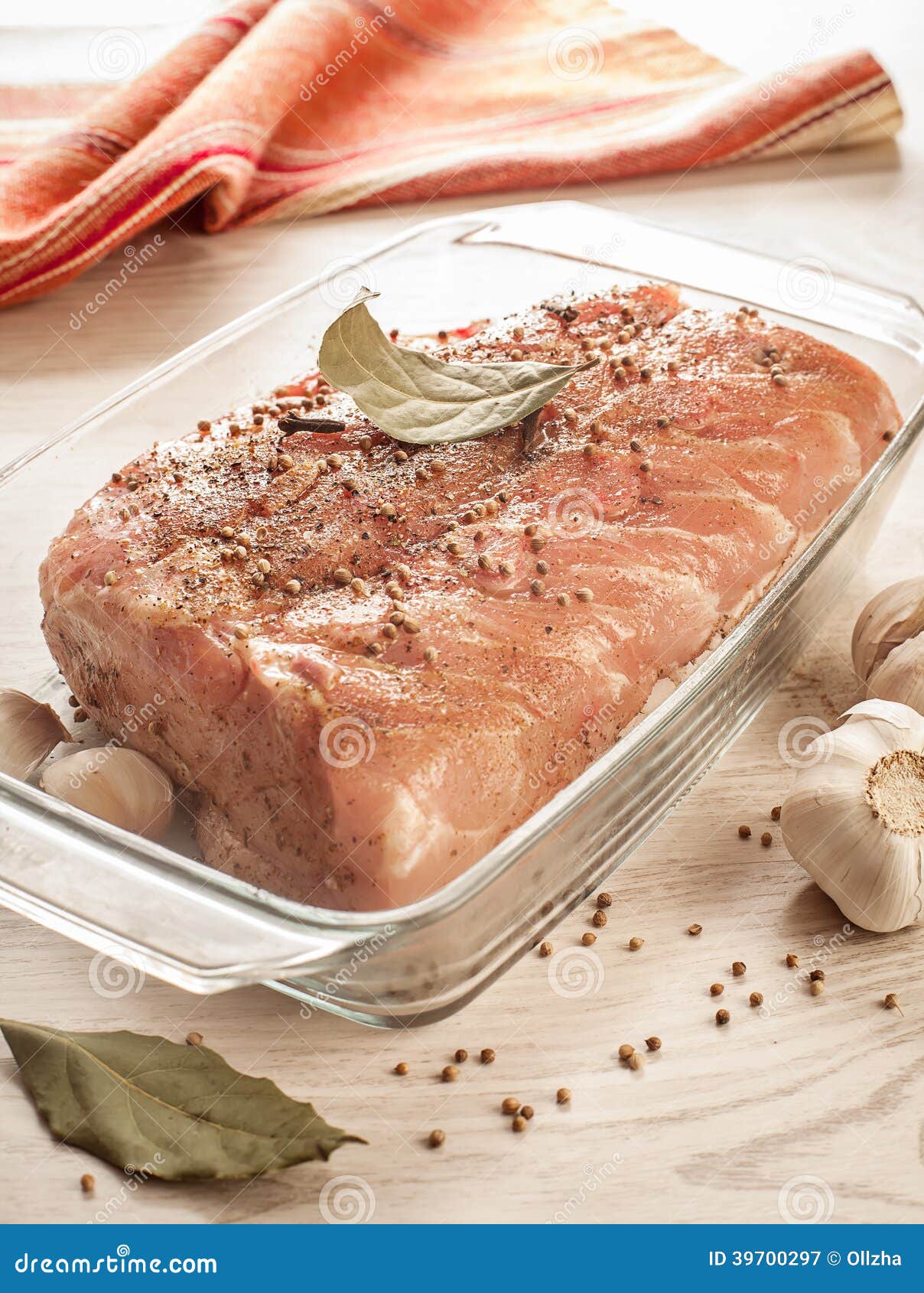 Fresh Raw Meat Served for Cooking Stock Image - Image of spice, dinner ...