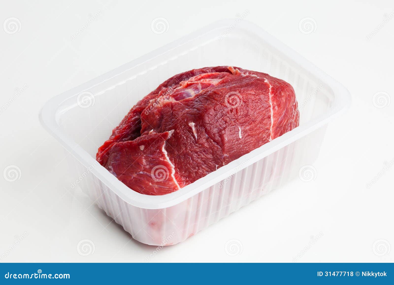 Fresh raw meat in tray stock photo. Image of dietic, steak - 31477718