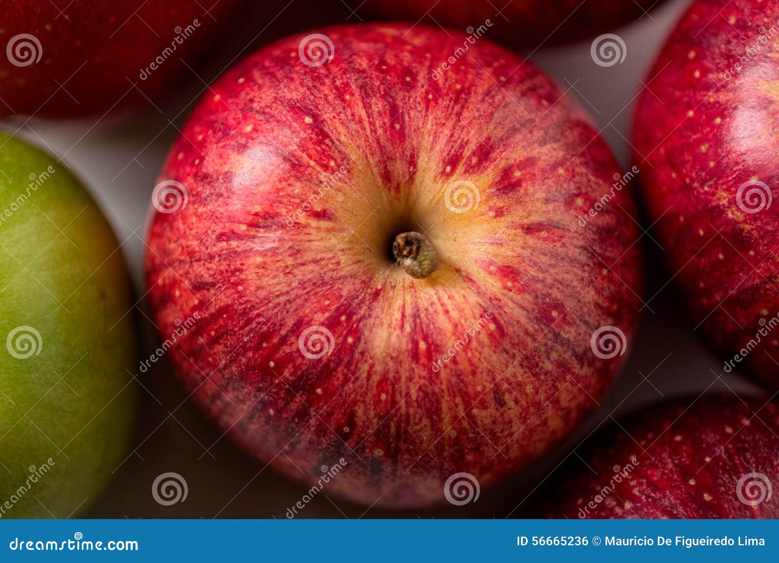 Fresh Raw Organic Red Apples Stock Photo - Image of fruit, color: 56665236