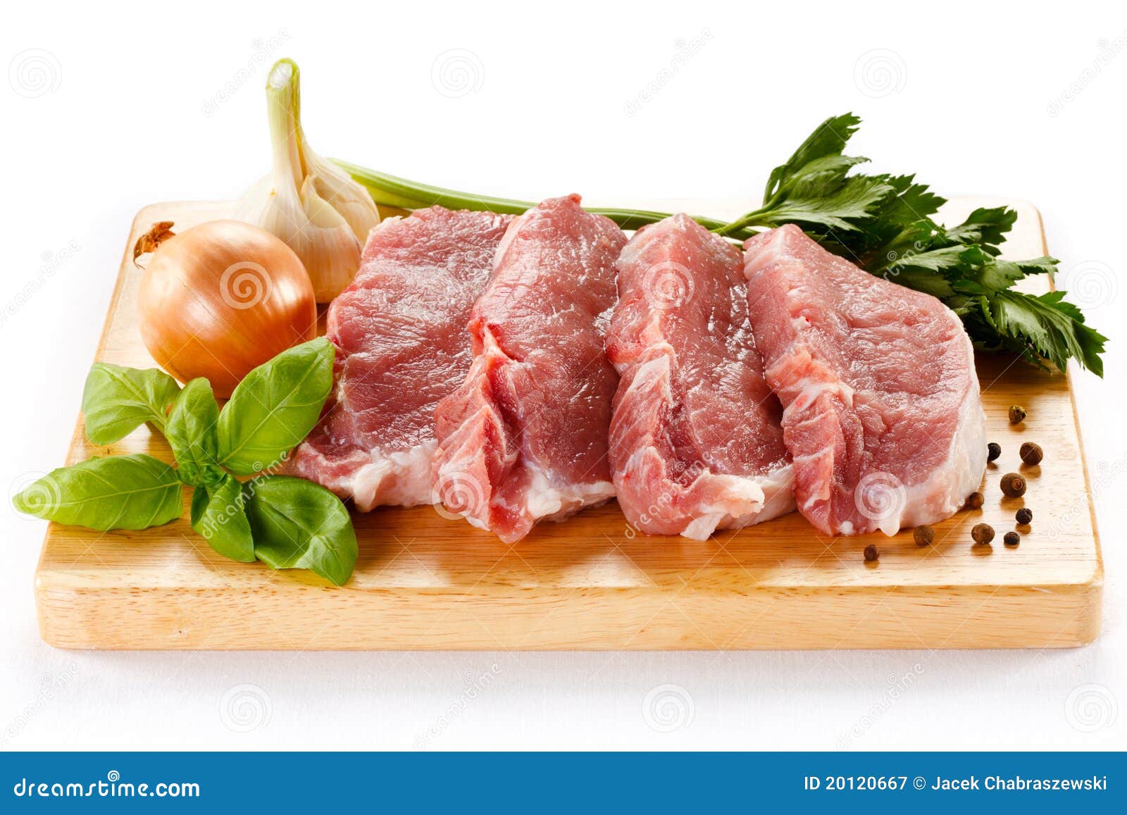 Fresh raw pork stock image. Image of juicy, fresh, bright - 20120667