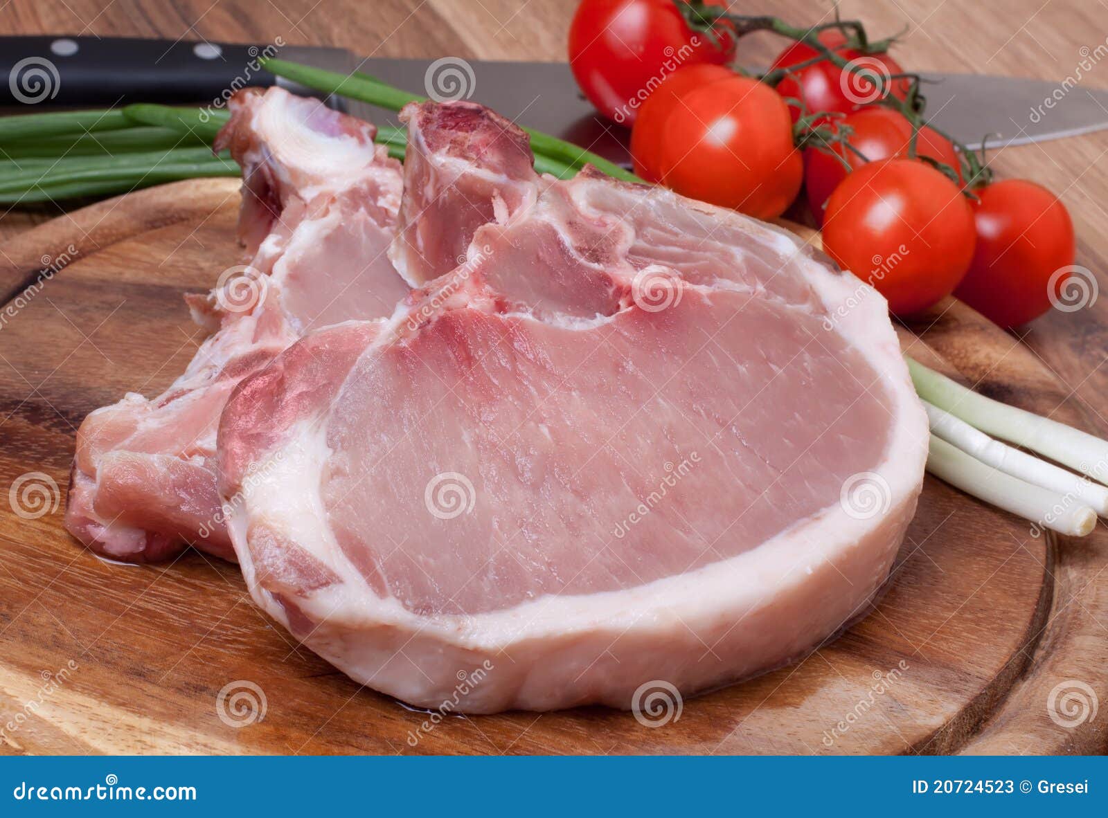 Fresh raw pork stock image. Image of fillet, shot, freshness - 20724523