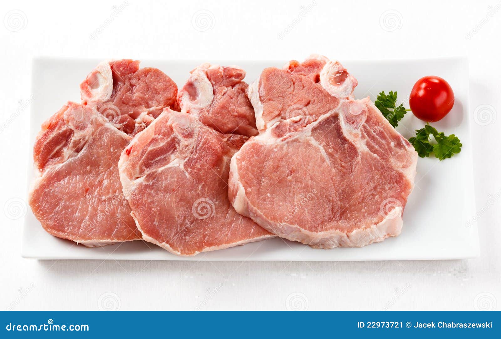 Fresh raw pork stock image. Image of bones, healthy, ingredient - 22973721