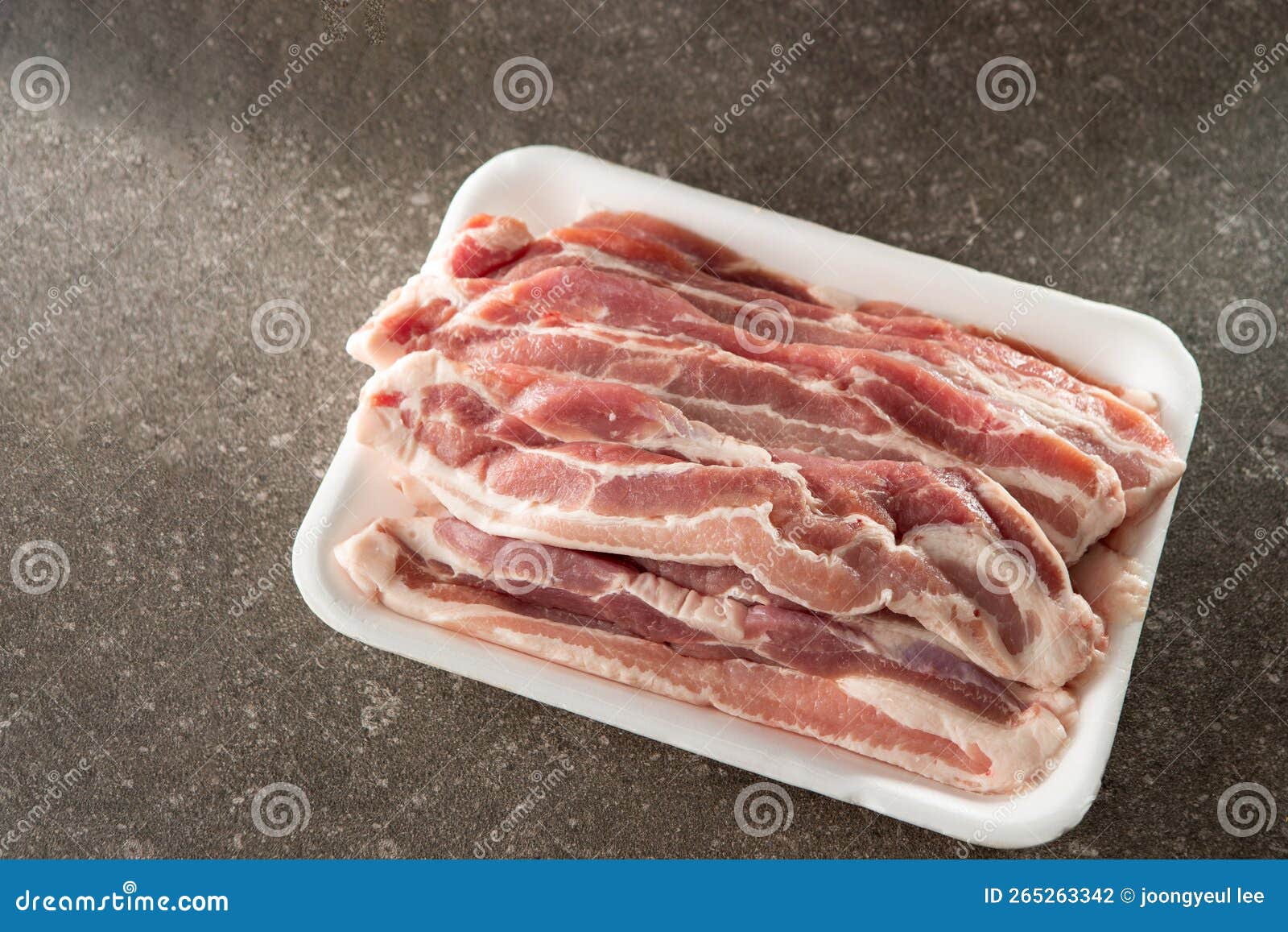 Fresh Raw Pork in Packaging Stock Photo - Image of pork, fresh: 265263342