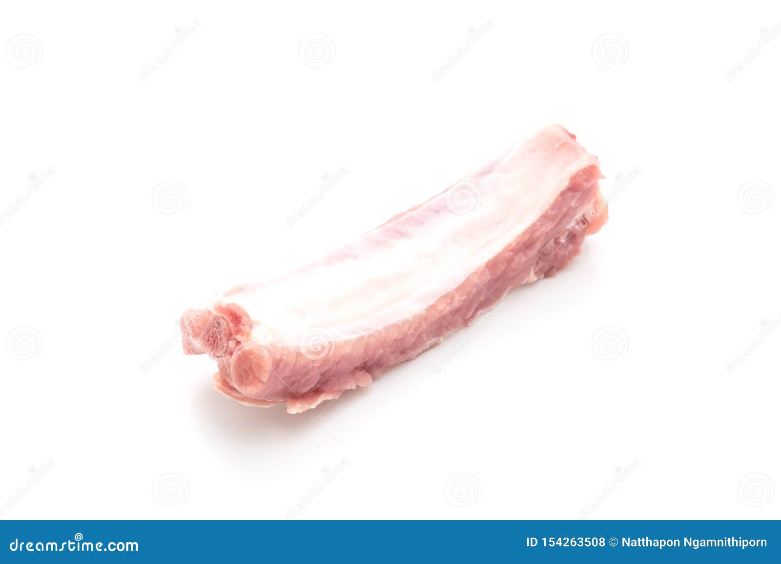 Fresh raw pork ribs stock photo. Image of protein, food - 154263508