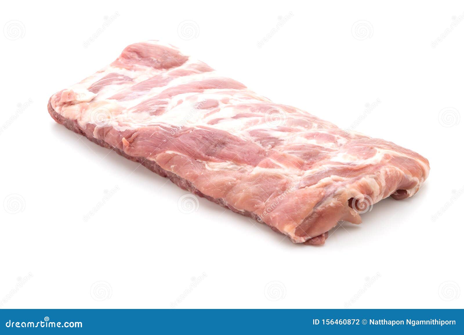 Fresh raw pork ribs stock photo. Image of chop, cooking - 156460872