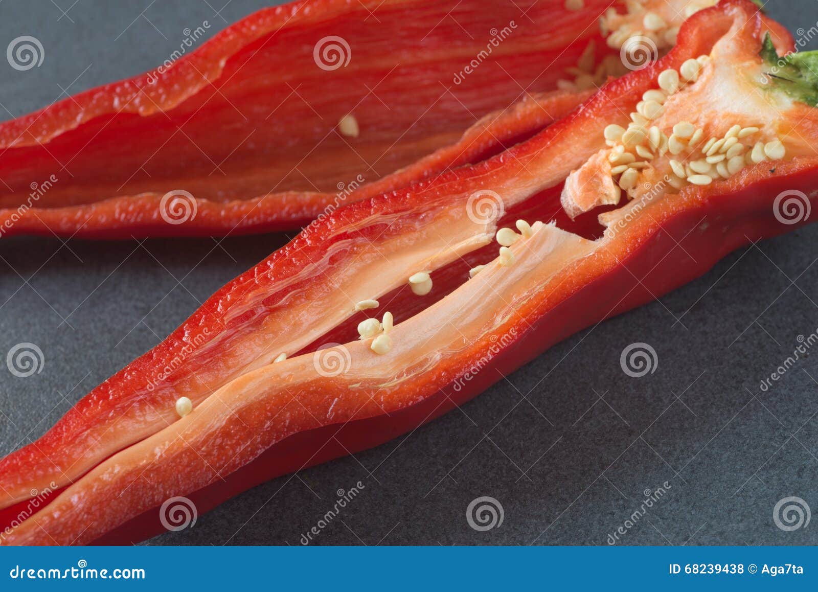 Fresh raw red pepper stock photo. Image of freshness - 68239438