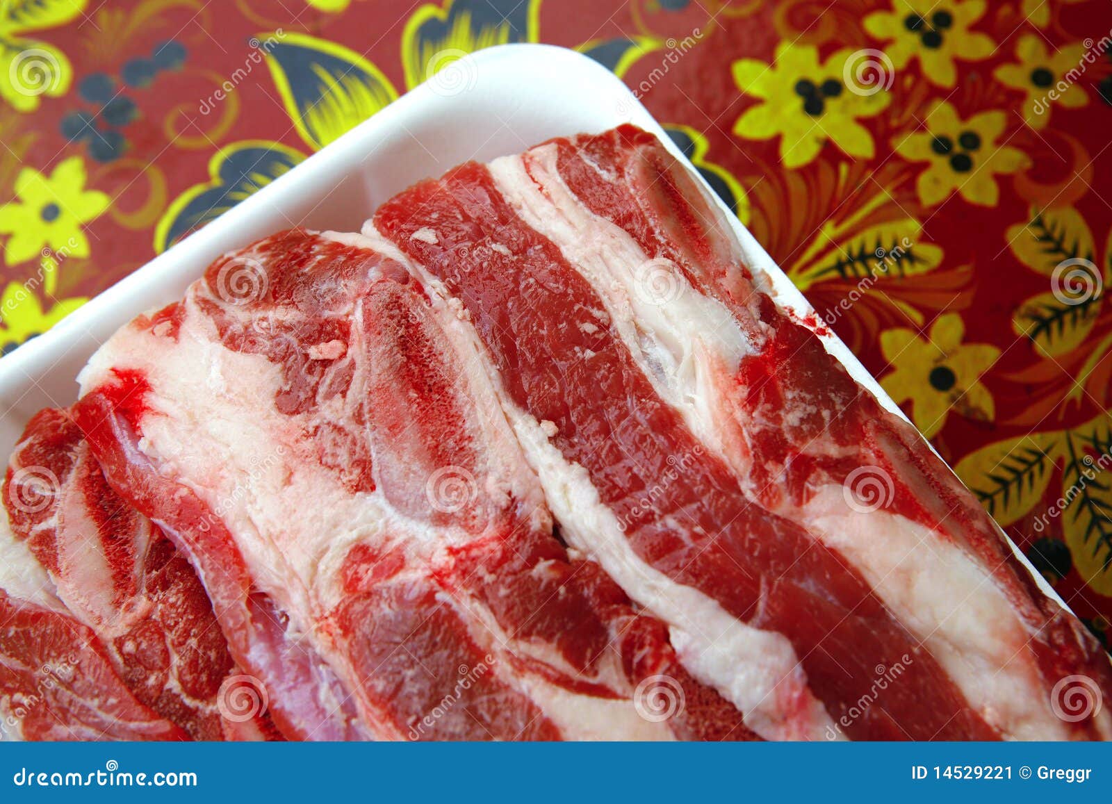 Fresh raw ribs stock image. Image of healthy, food, effect - 14529221