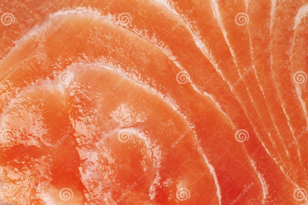 Fresh Raw Salmon Texture Background Stock Photo - Image of product ...