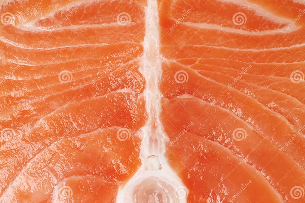 Fresh Raw Salmon Texture Background Stock Photo - Image of healthy ...