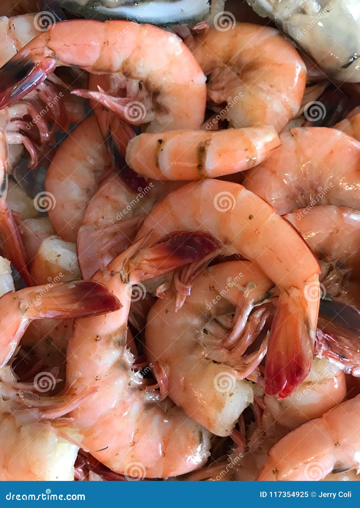 Fresh Raw Shrimp stock image. Image of seafood, peel - 117354925