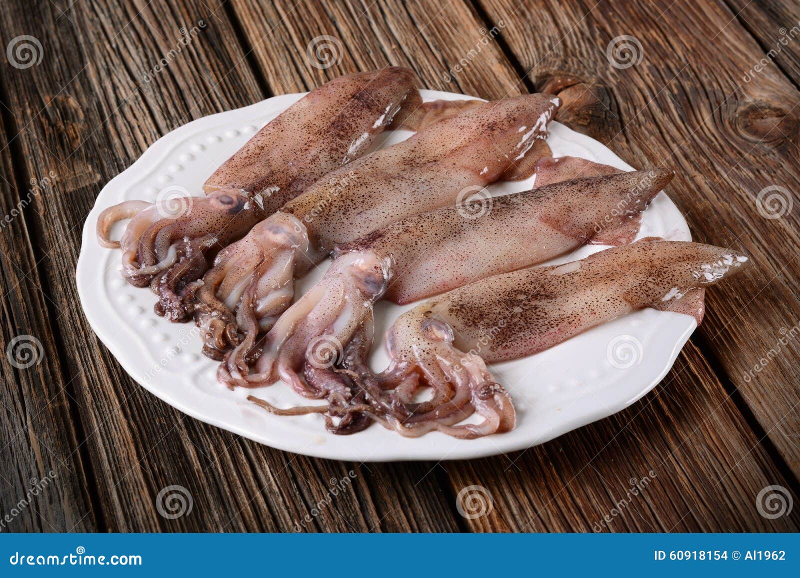 Fresh raw squid stock photo. Image of animal, brown, closeup - 60918154