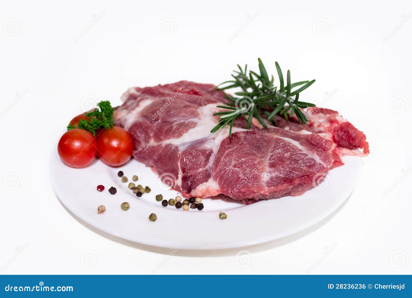 Fresh raw steak stock photo. Image of horizontal, beefsteak - 28236236