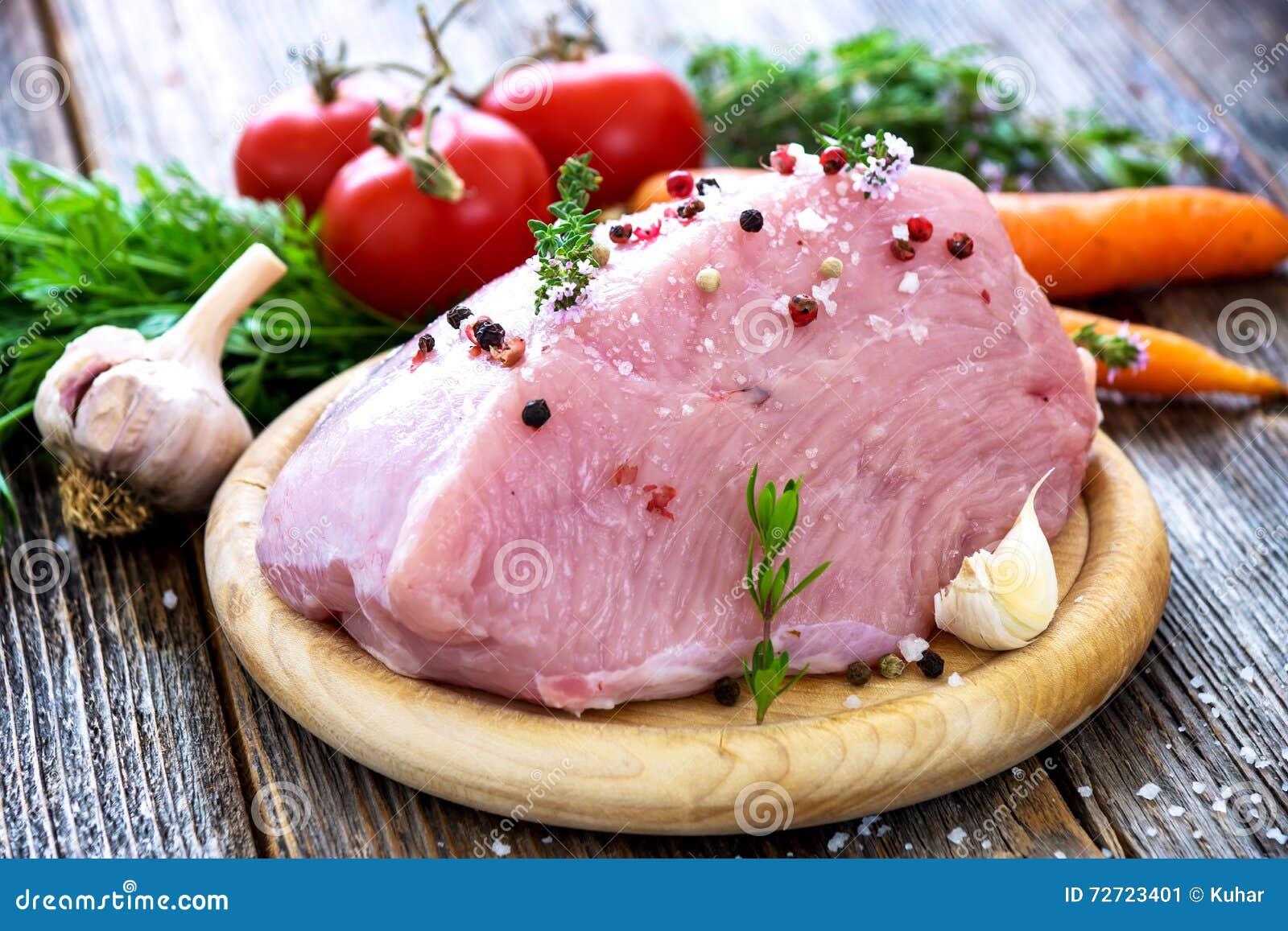 Fresh raw turkey meat stock image. Image of preparation - 72723401