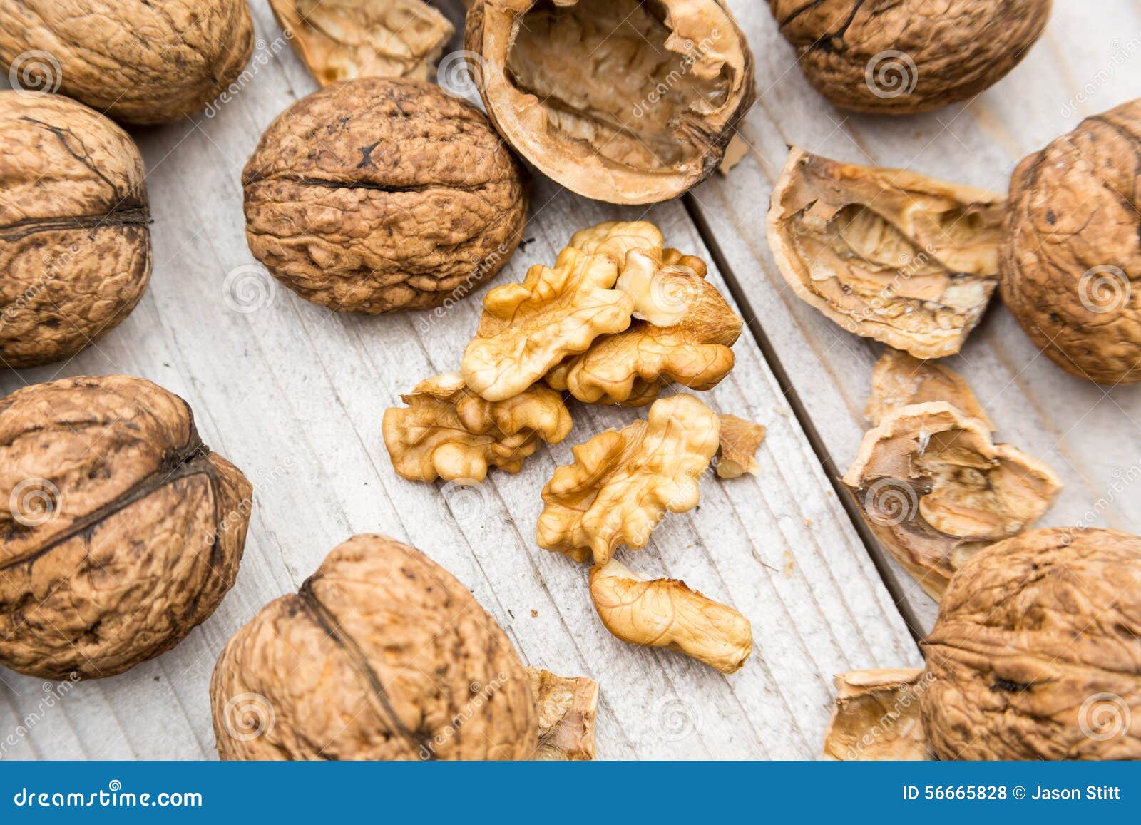 Fresh Raw Walnuts stock photo. Image of wood, cracked - 56665828
