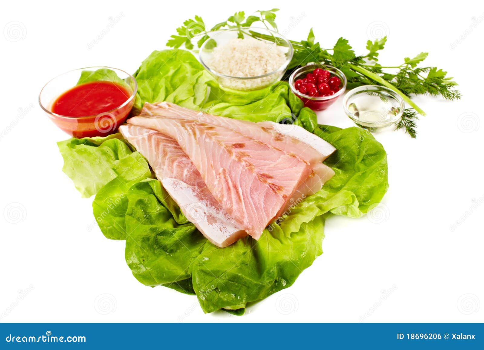 Fresh raw zander fillet stock photo. Image of prepared - 18696206
