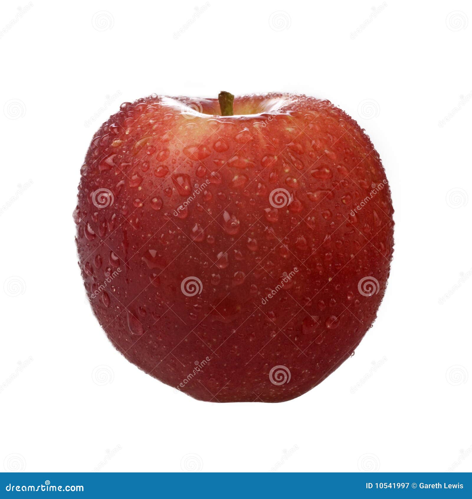 Fresh red apple stock image. Image of moisture, healthy - 10541997