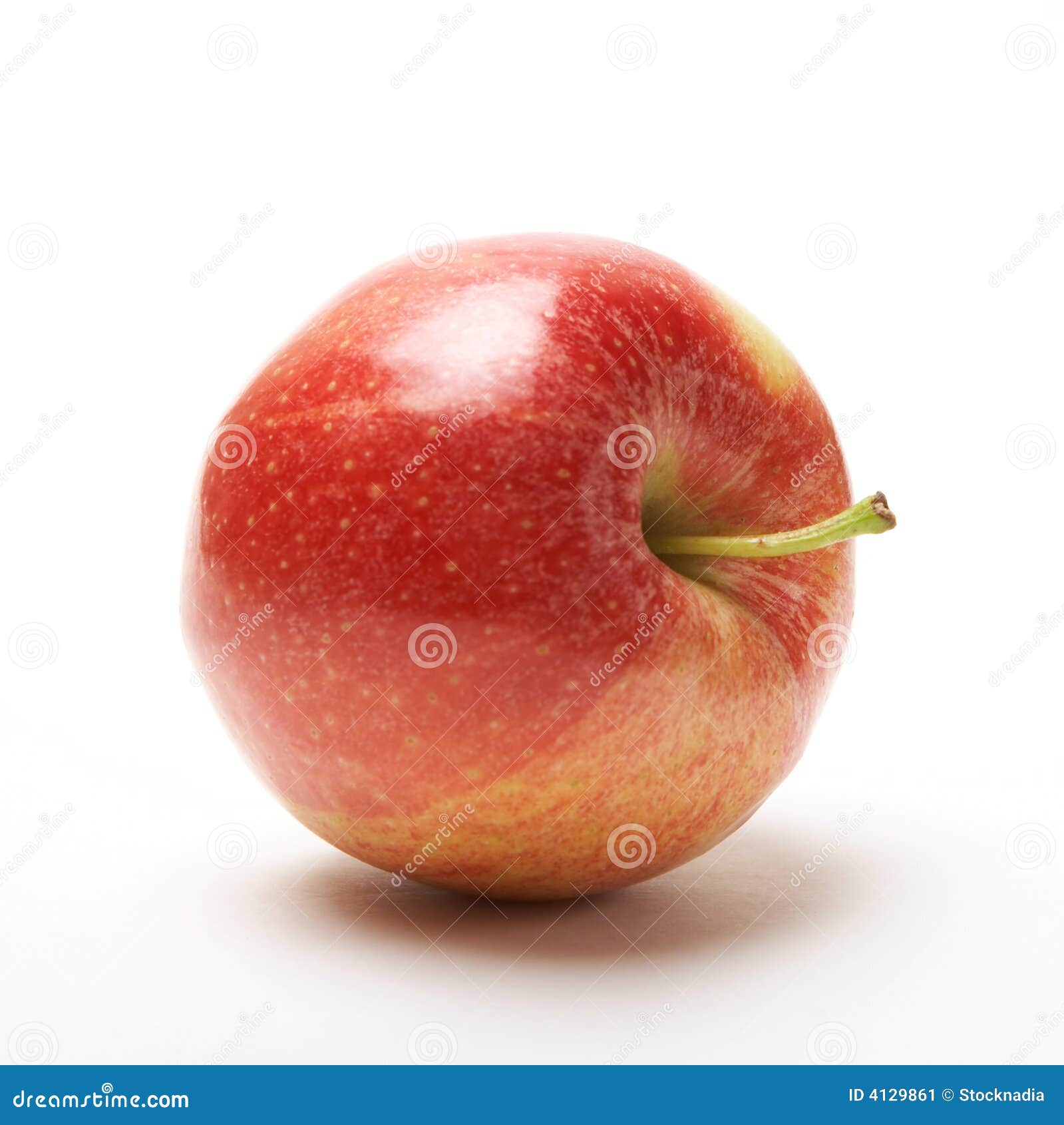 Fresh red apple stock image. Image of health, bright, color - 4129861