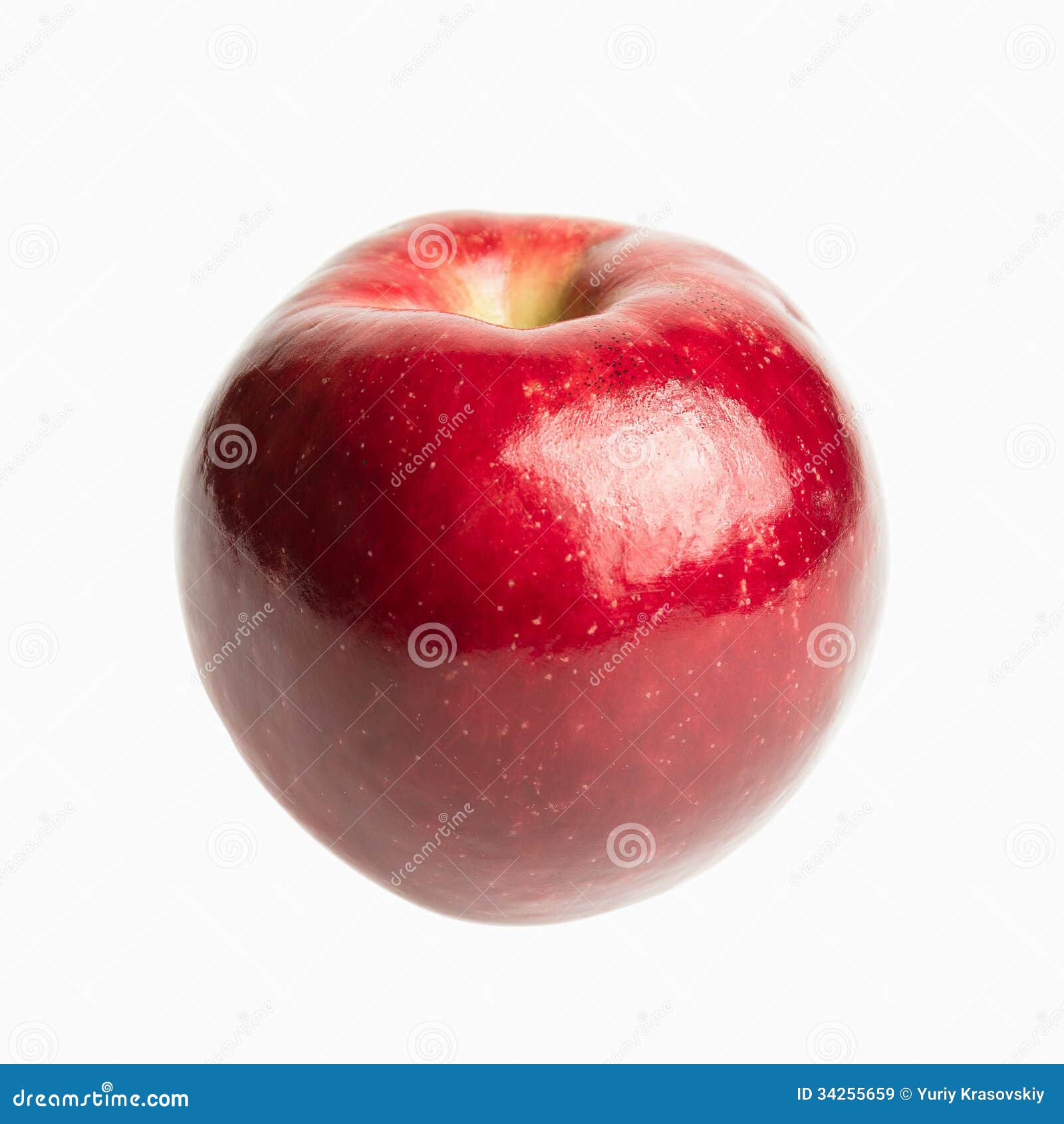 Fresh red apple isolated stock image. Image of organic - 34255659