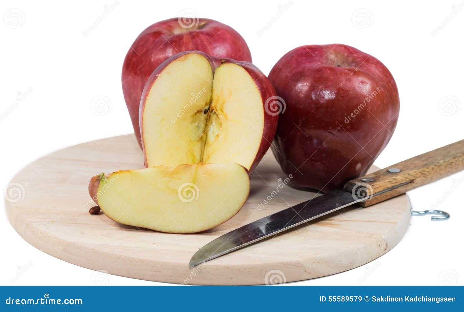 Fresh red apple stock image. Image of natural, nutritious - 55589579