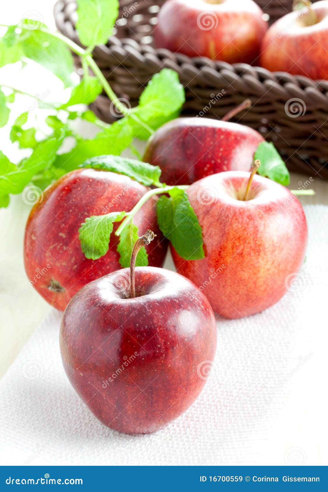 Fresh red apples stock image. Image of food, pome, glossy - 16700559