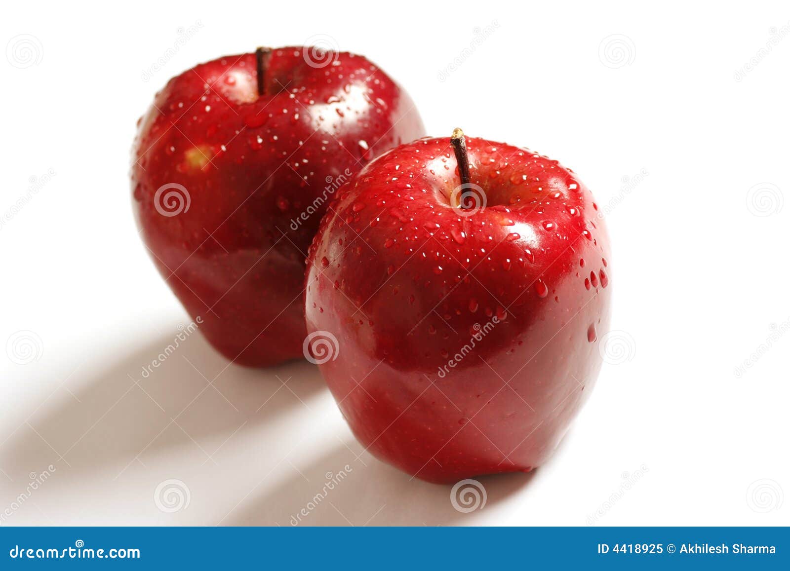 Fresh red apples stock image. Image of nutrition, delight - 4418925
