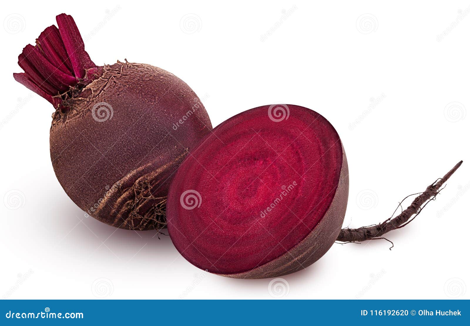 Fresh Red Beet Root One Cut in Half Stock Photo - Image of fruit ...