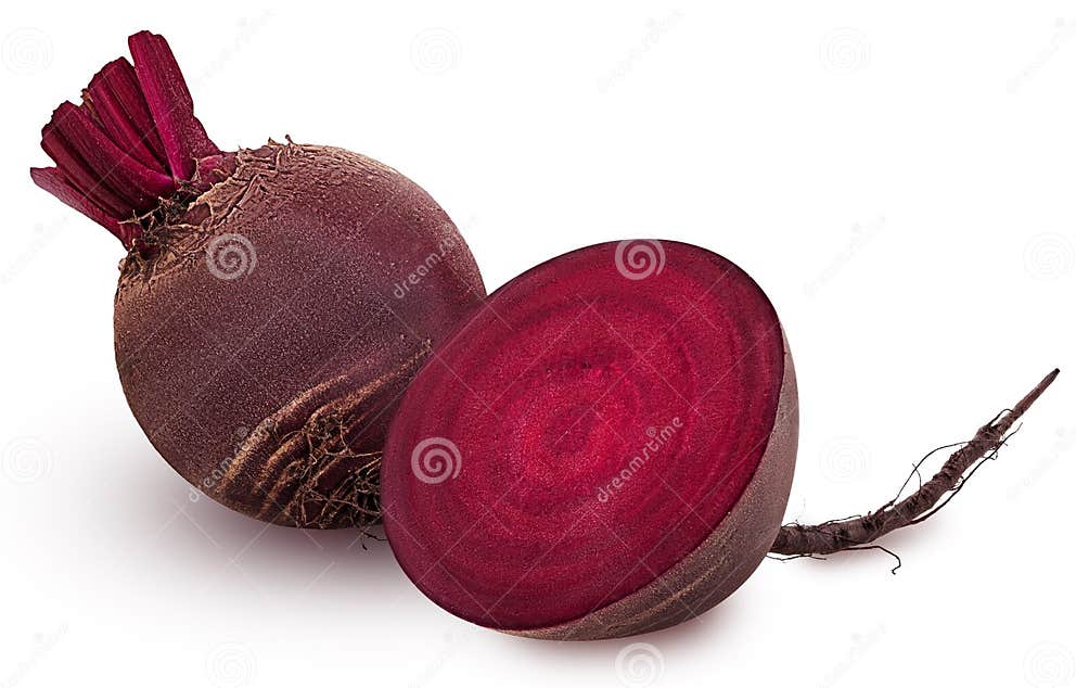Fresh Red Beet Root One Cut in Half Stock Photo - Image of fruit ...