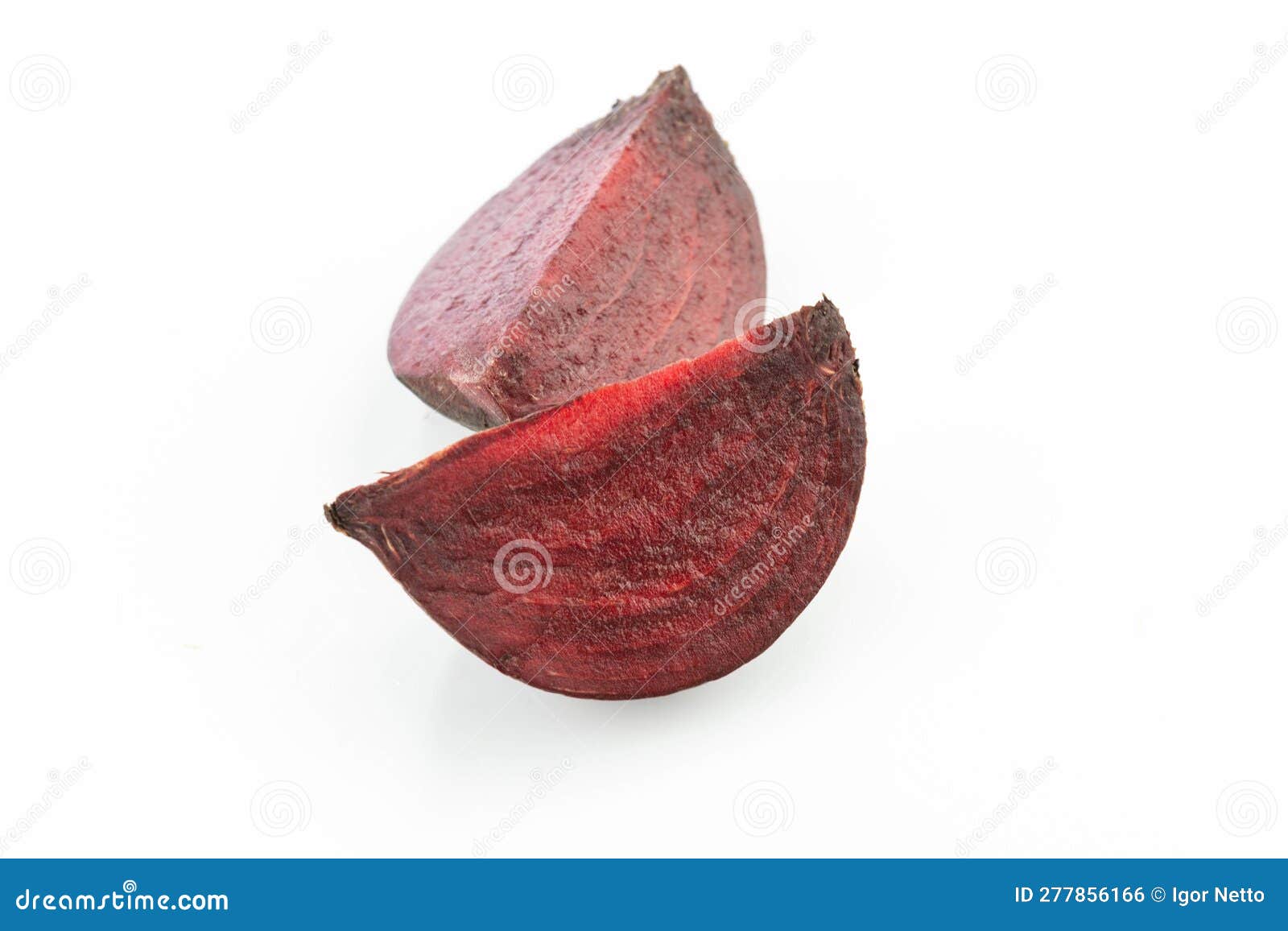 Fresh Red Beetroot Slices Isolated on White Background. Front View ...