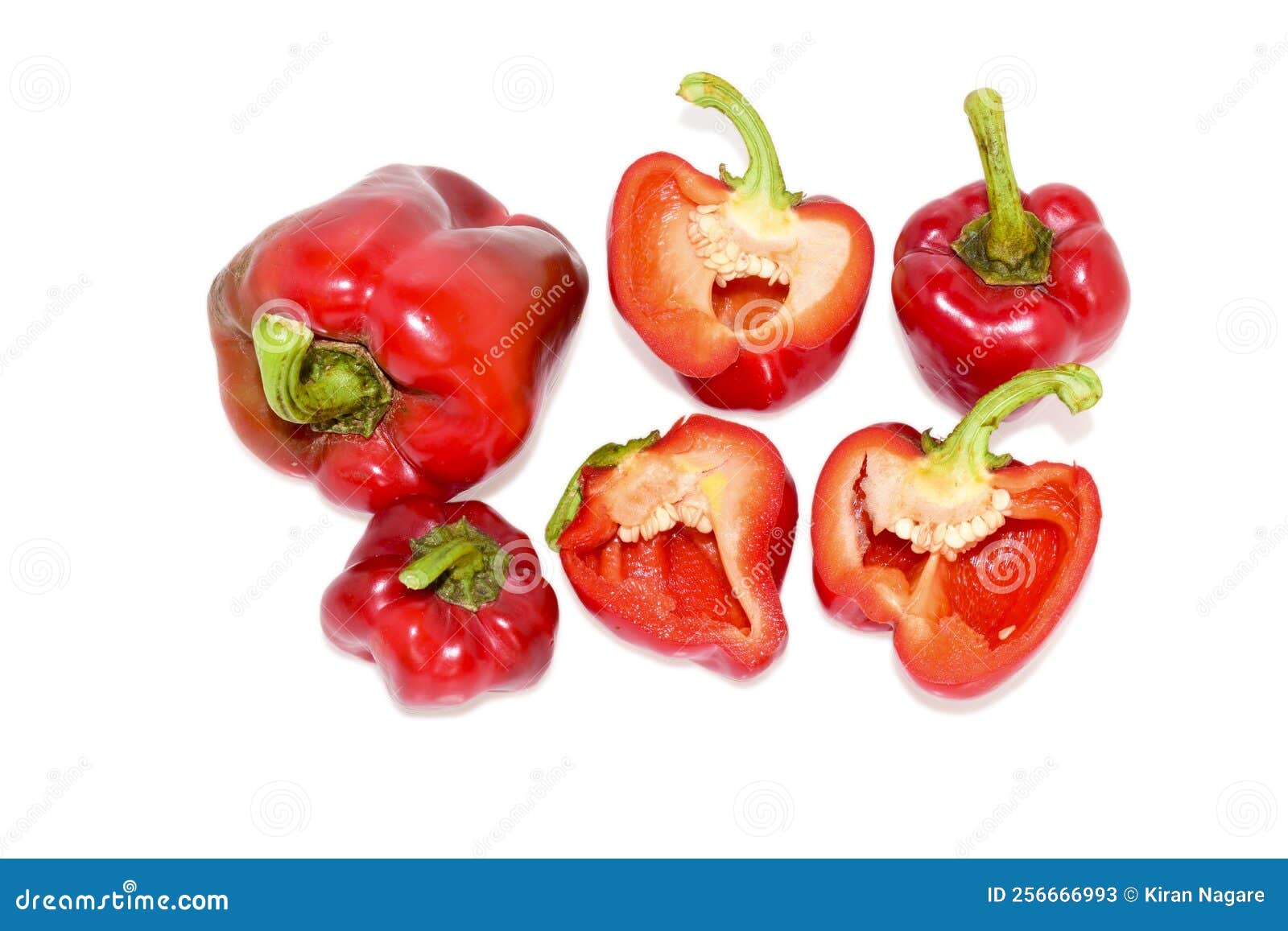 Fresh Red Bell Pepper ( Capsicum ) Stock Image - Image of bell, plant ...