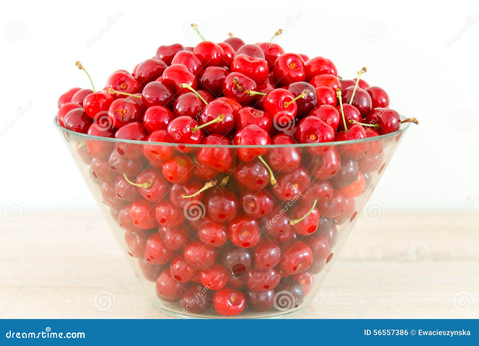 Fresh red cherries stock photo. Image of vitamin, fruits - 56557386