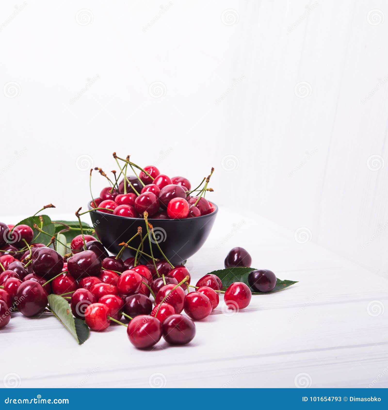 Fresh red cherry fruit stock image. Image of ripe, health - 101654793