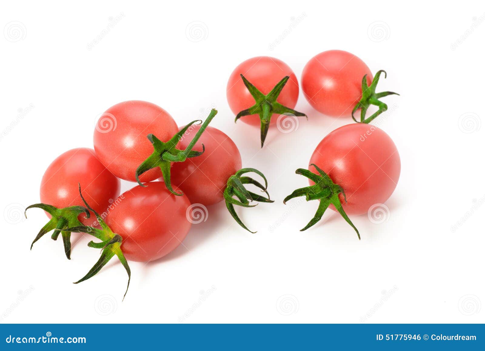 Fresh red cherry tomatoes stock photo. Image of freshness - 51775946