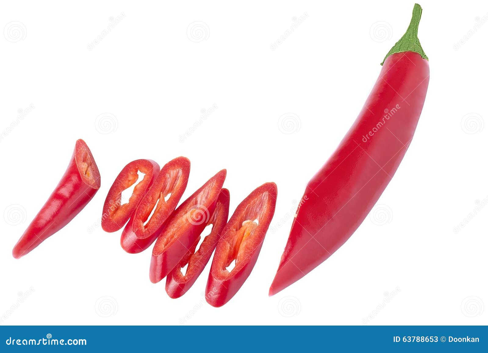 Fresh red chili. stock image. Image of chili, color, green - 63788653