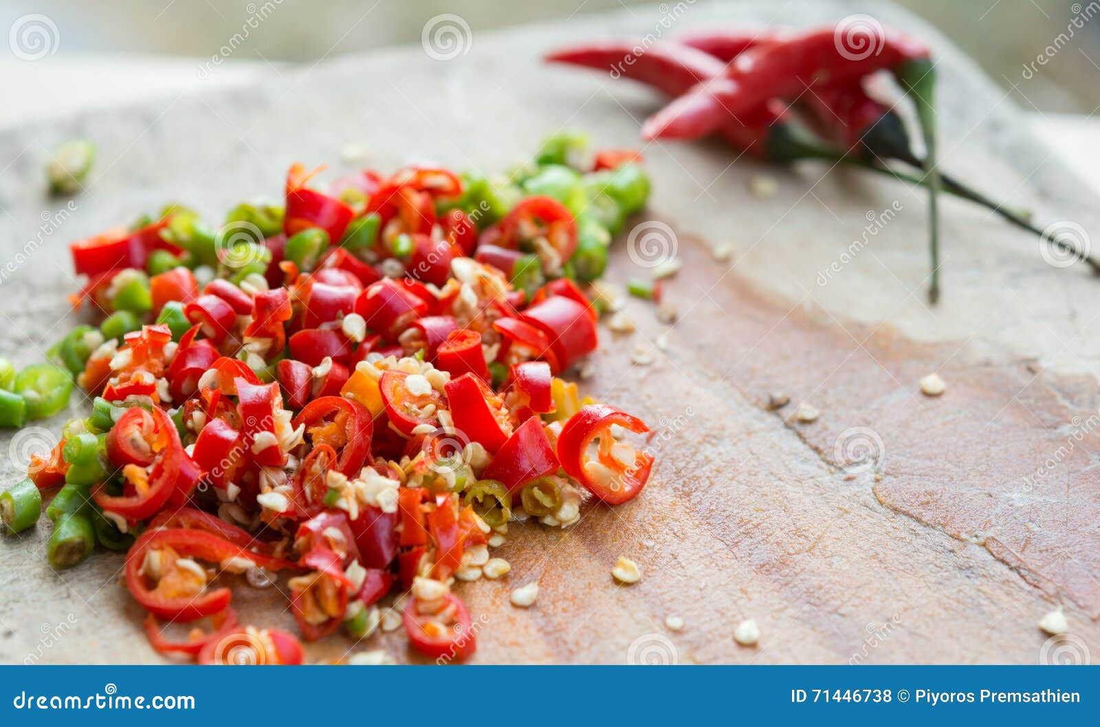 Fresh red chilli chopped stock photo. Image of organic - 71446738